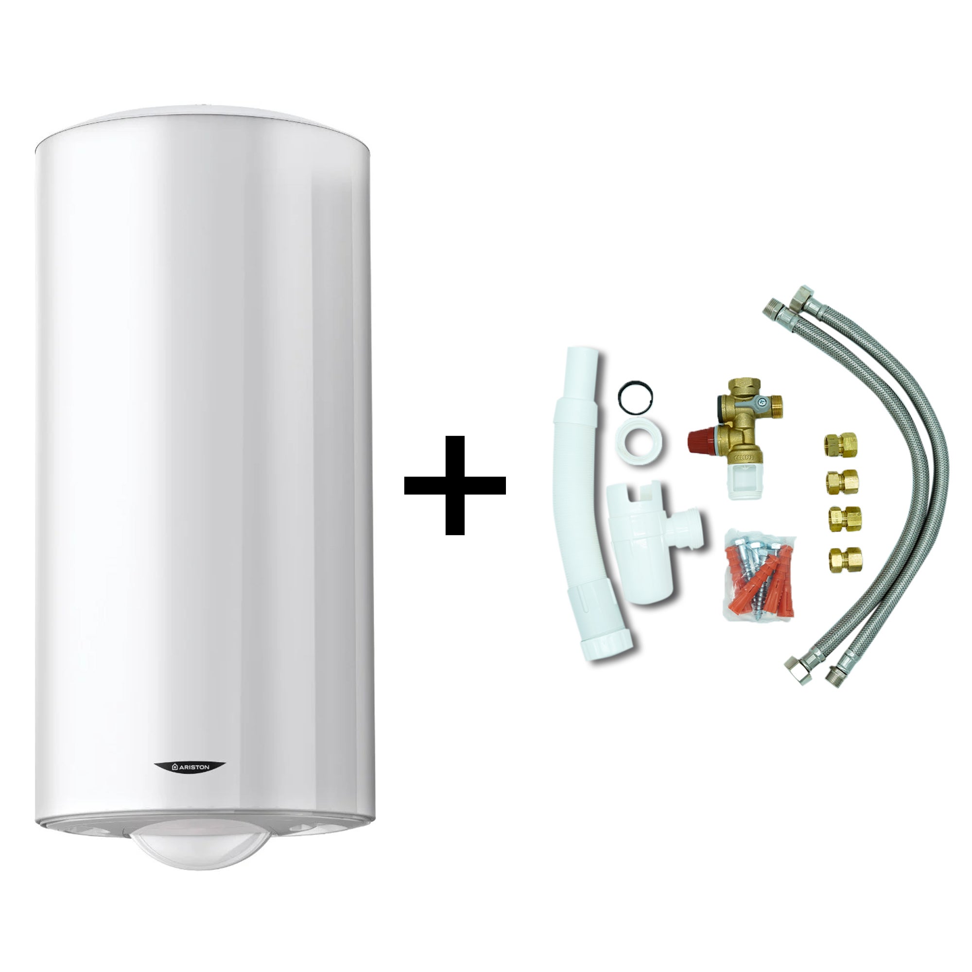 Chauffe eau électrique Vertical Mural Ariston Blindé 150 L + kit d ...