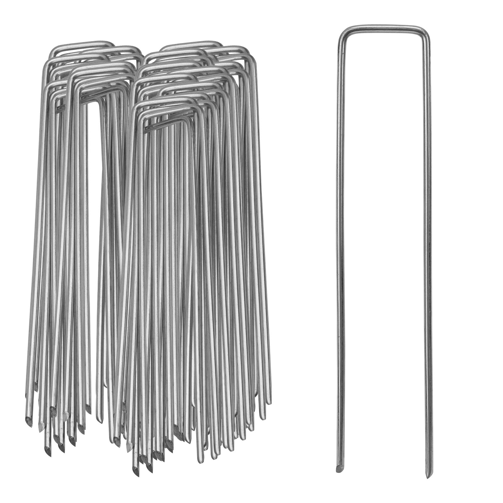 150x Ancre au sol Piquets en acier galvanisé 150x25mm ancrage au sol ...