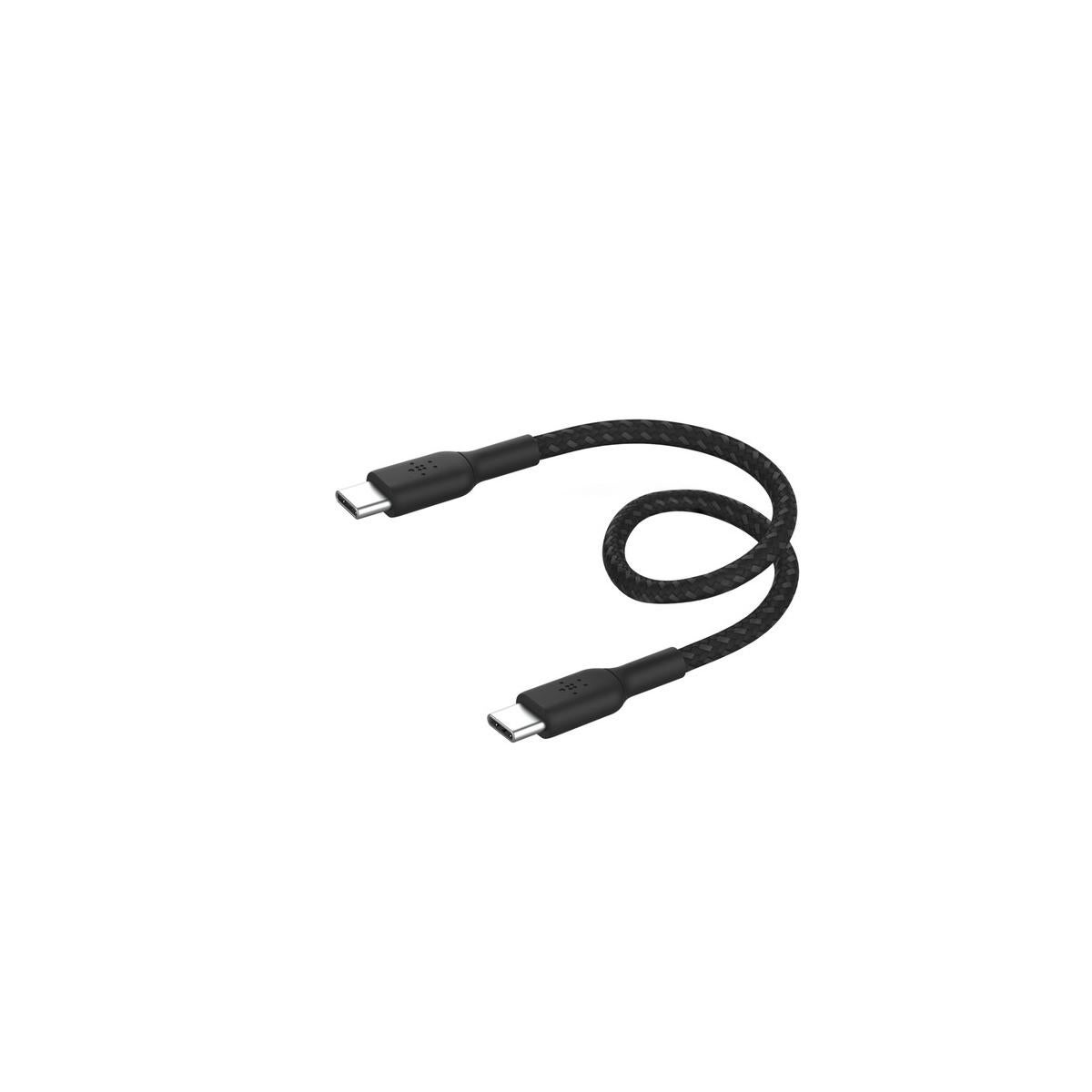Belkin BoostCharge cable USB USB 2.0 0,15 m USB C Negro | Leroy Merlin