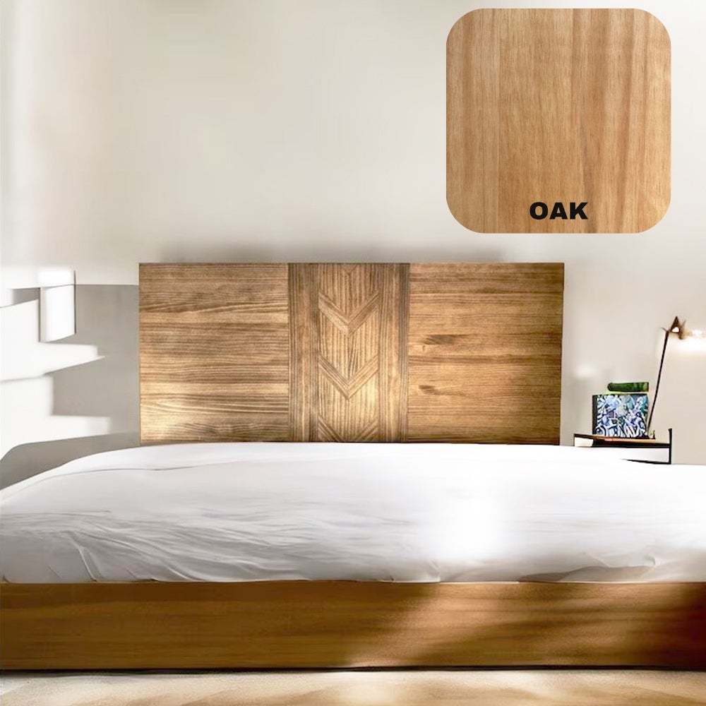 RAW WOOD® Tête de Lit | Modèle Hiyori Etnic | Finition Oak | 140x60cm ...