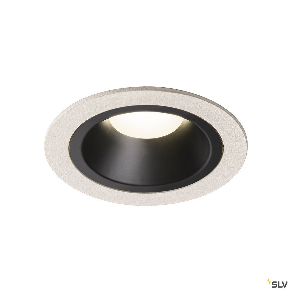 Encastré de plafond intérieur SLV NUMINOS® M, 20°, blanc/noir, LED, 17 ...