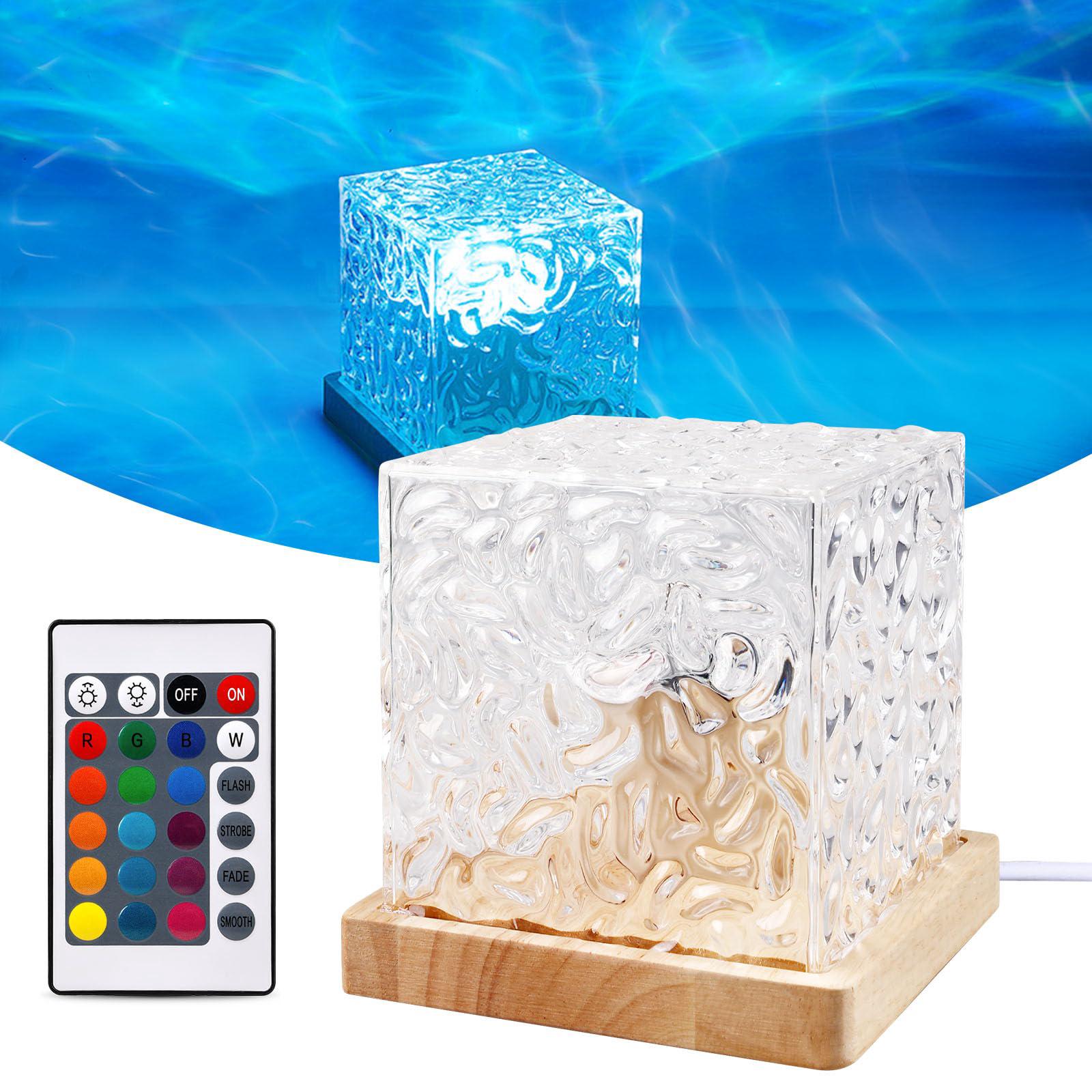 Lampe LED Aurora 3D Ondulée à 16 Couleurs avec Télécommande - Lampe ...