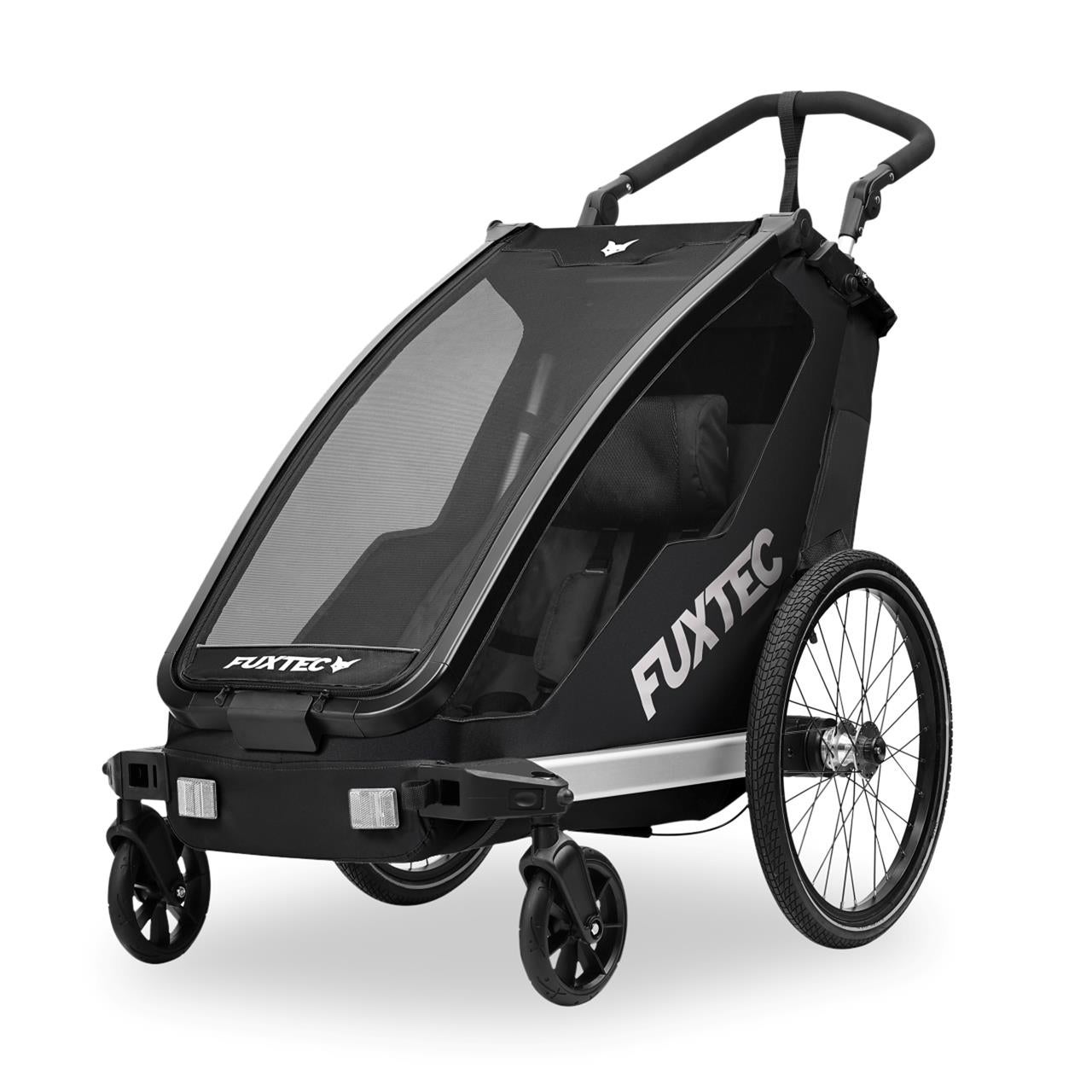 Remorque vélo enfant FUXTEC FX-FA1S Sport Cruiser Mini - poussette 2-en ...