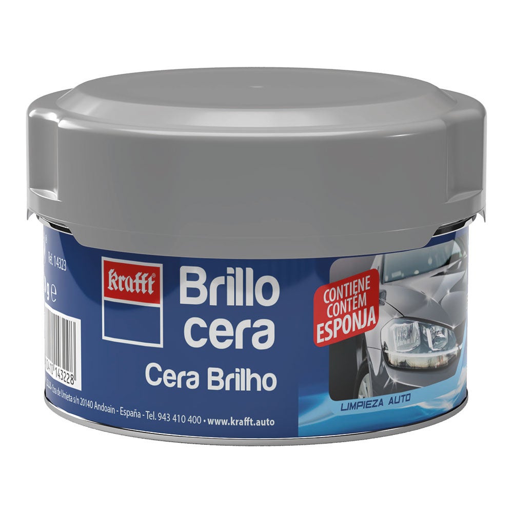 KRAFFT Brillo Cera 250gr - Cera Brillo para Carrocería - 99685 | Leroy ...