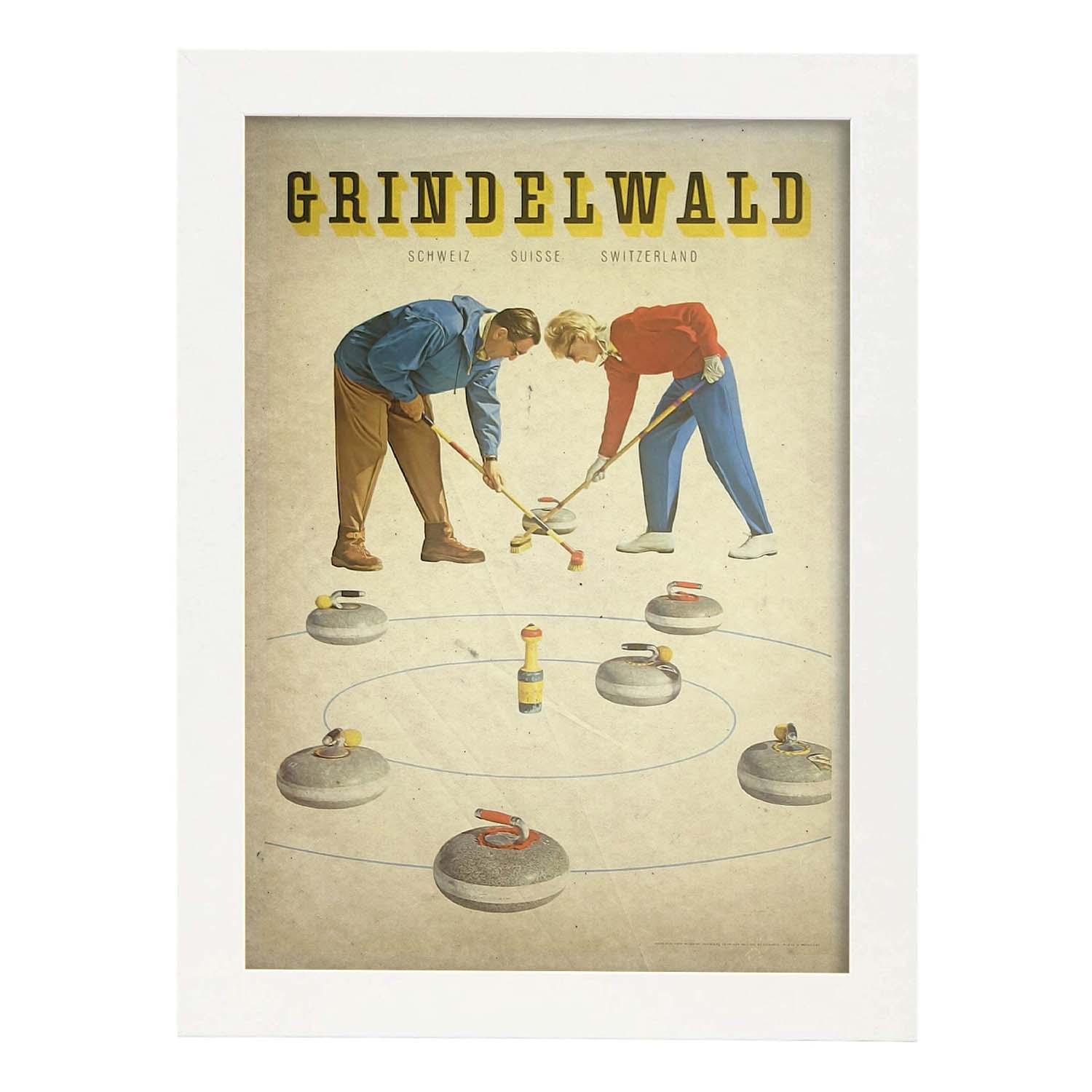 Poster Vintage De Curling. Con Imagenes Vintage Y De Publicidad Antigua ...