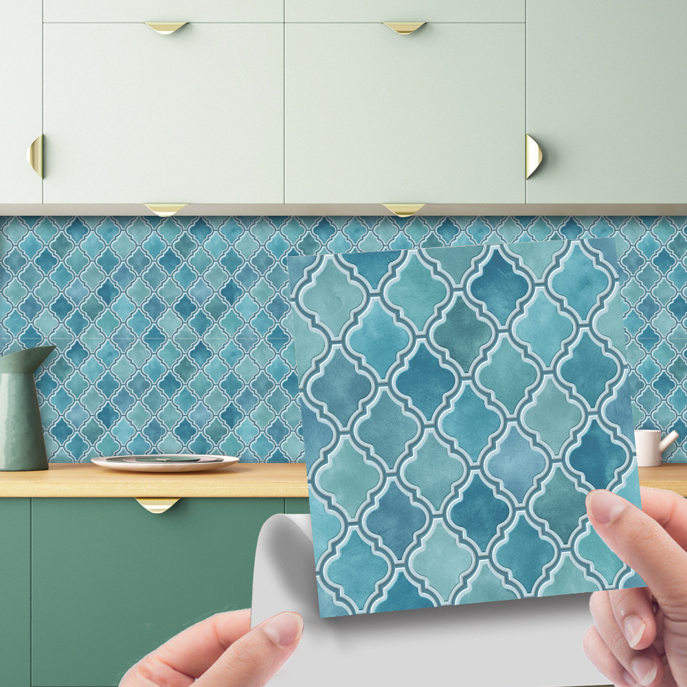 30 carreaux de mosaïque auto-adhésifs et amovibles, 10 x 10 cm, à ...