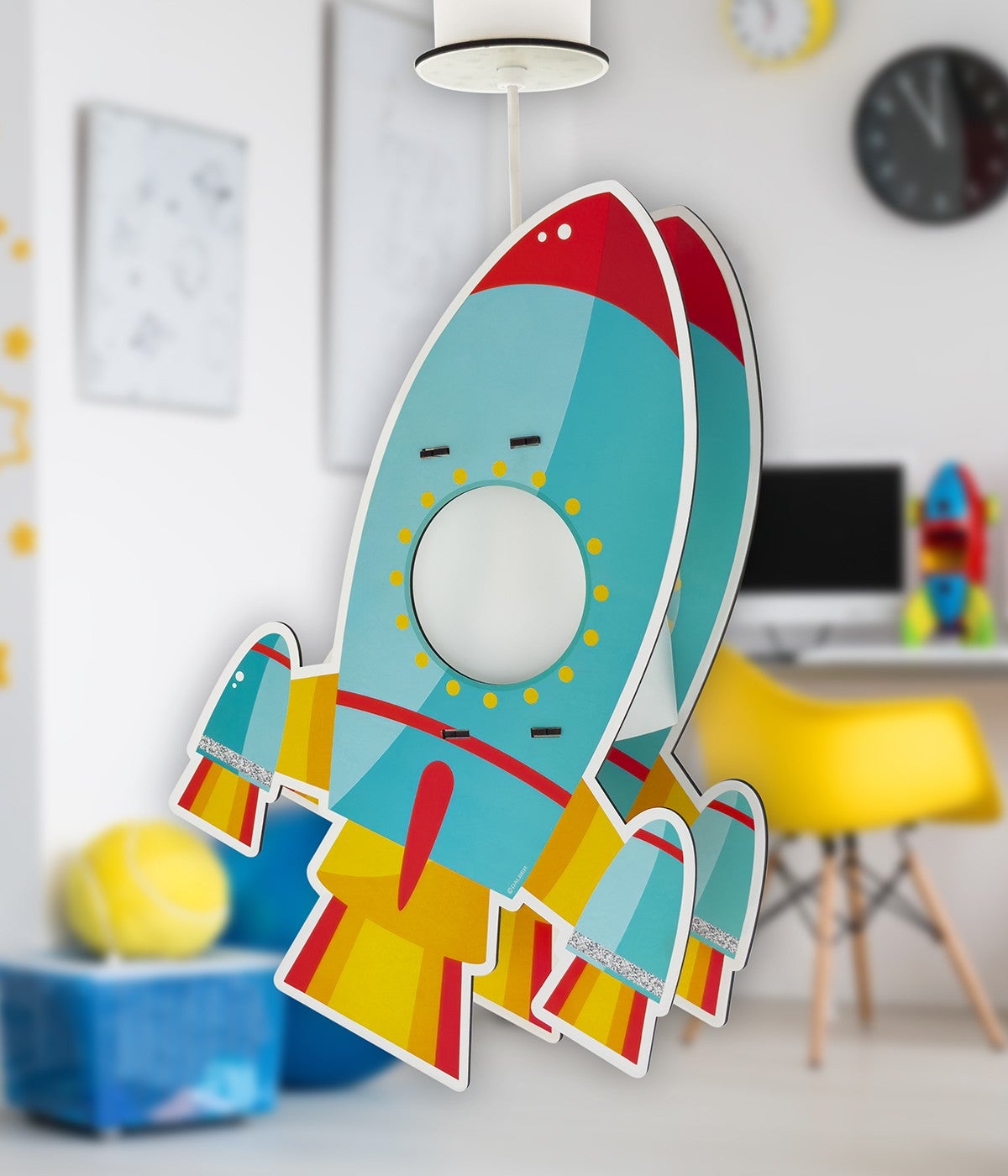 Lustre et lampe suspendue enfant Fusée Rocket | Leroy Merlin