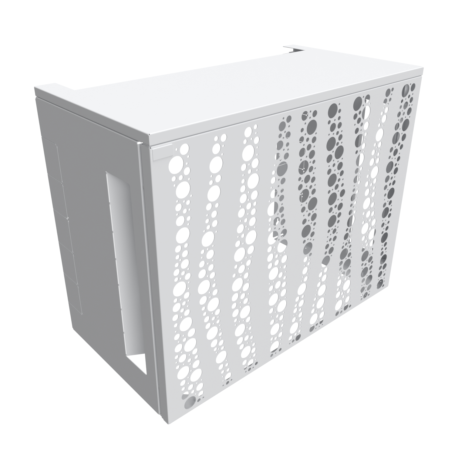 Cache climatiseur ATOLE en Aluminium Thermolaqué - Taille 1 : H. 80 x L ...