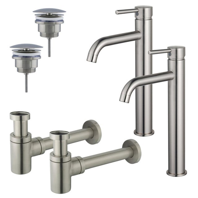 Fortifura Calvi Kit robinet lavabo - pour double vasque - robinet ...