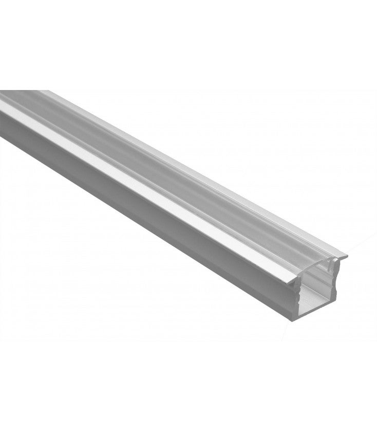 Profilé LED - Série T15 - 1,5 mètre - Diffuseur transparent | Leroy Merlin