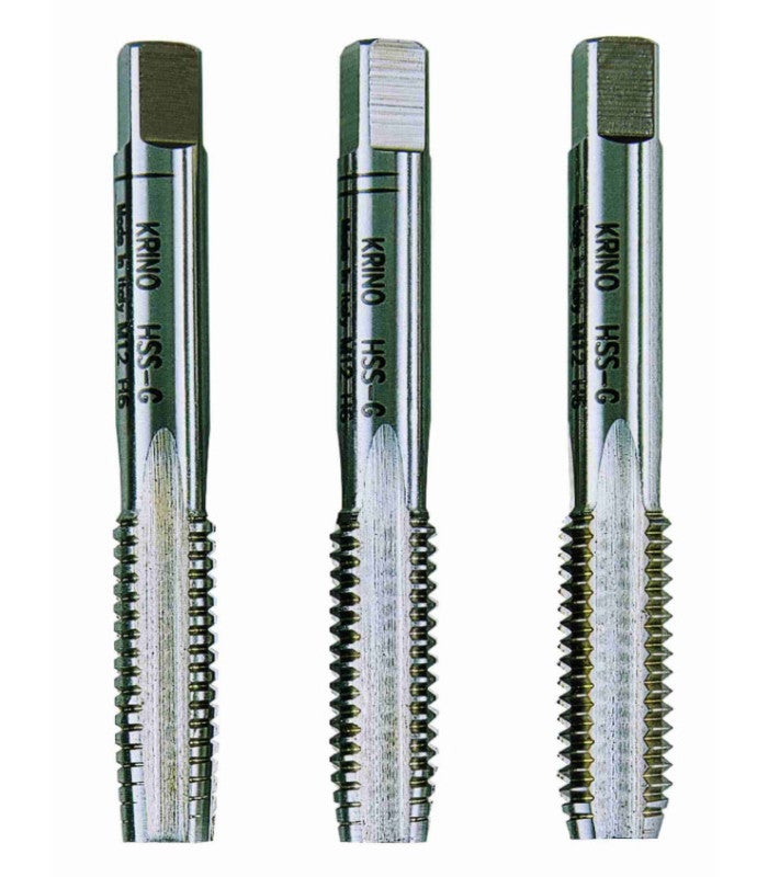 Tarauds à main métrique DIN352 M8x1.25 HSS 3 pièces MW-Tech ...