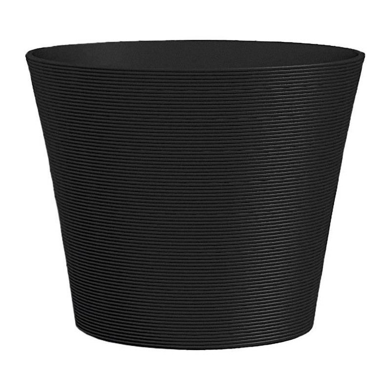 Pot de fleurs - GARDEN ID - Green Care Sense Noir-Anthracite - 40 x 34 ...