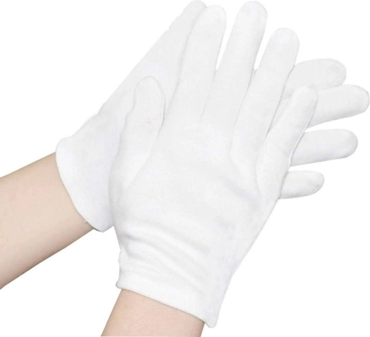 15 paires de gants en coton blanc, coton doux main, gants en tissu ...