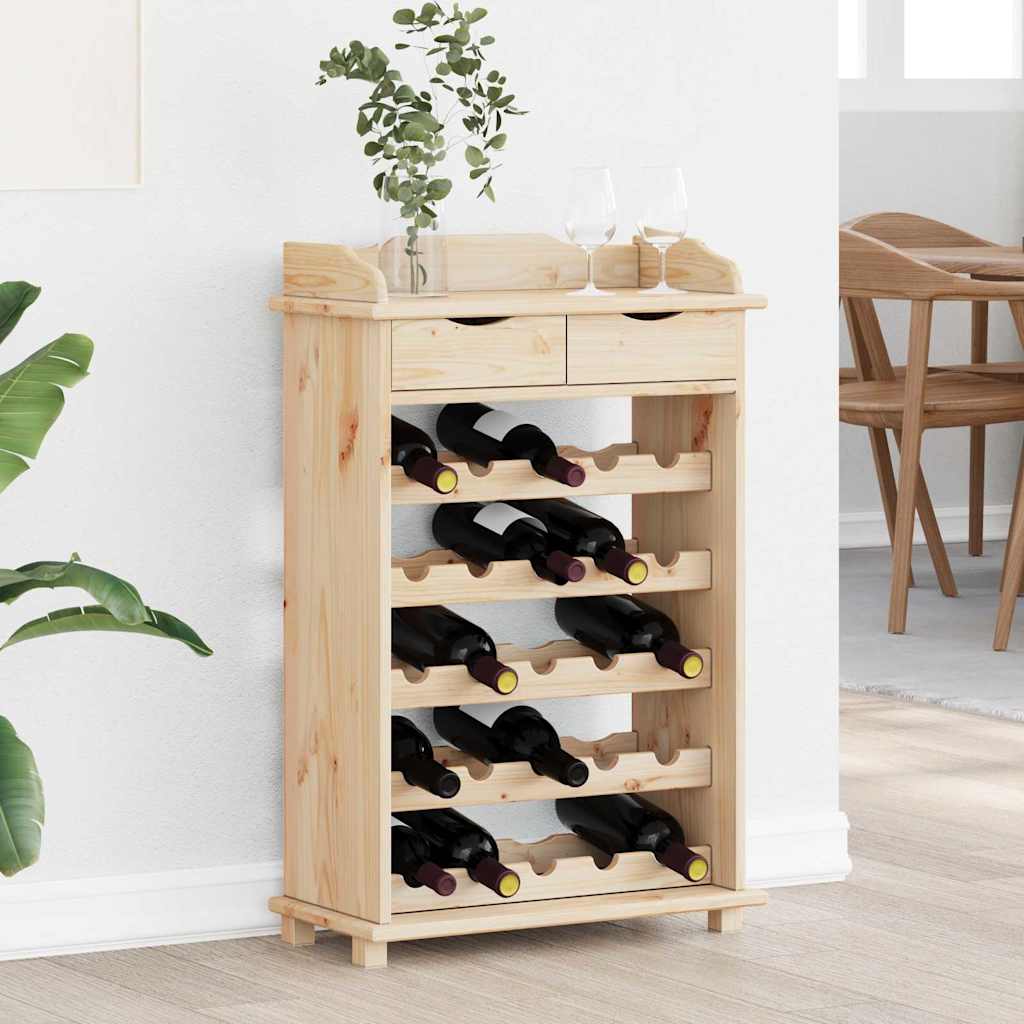 Maison Exclusive - Étagère à vin 90 x 60 x 30 cm Bois de pin massif ...