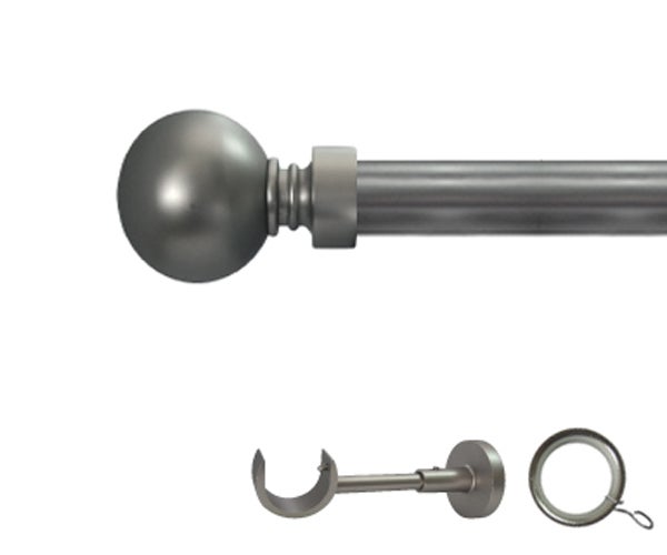 KIT BARRE DE RIDEAU 30mm. LARGEUR 300cm. | Leroy Merlin