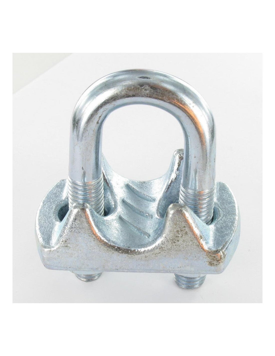 Sujetacable Estribo Acero cincado blanco para Cable 3 con 4 | Leroy Merlin