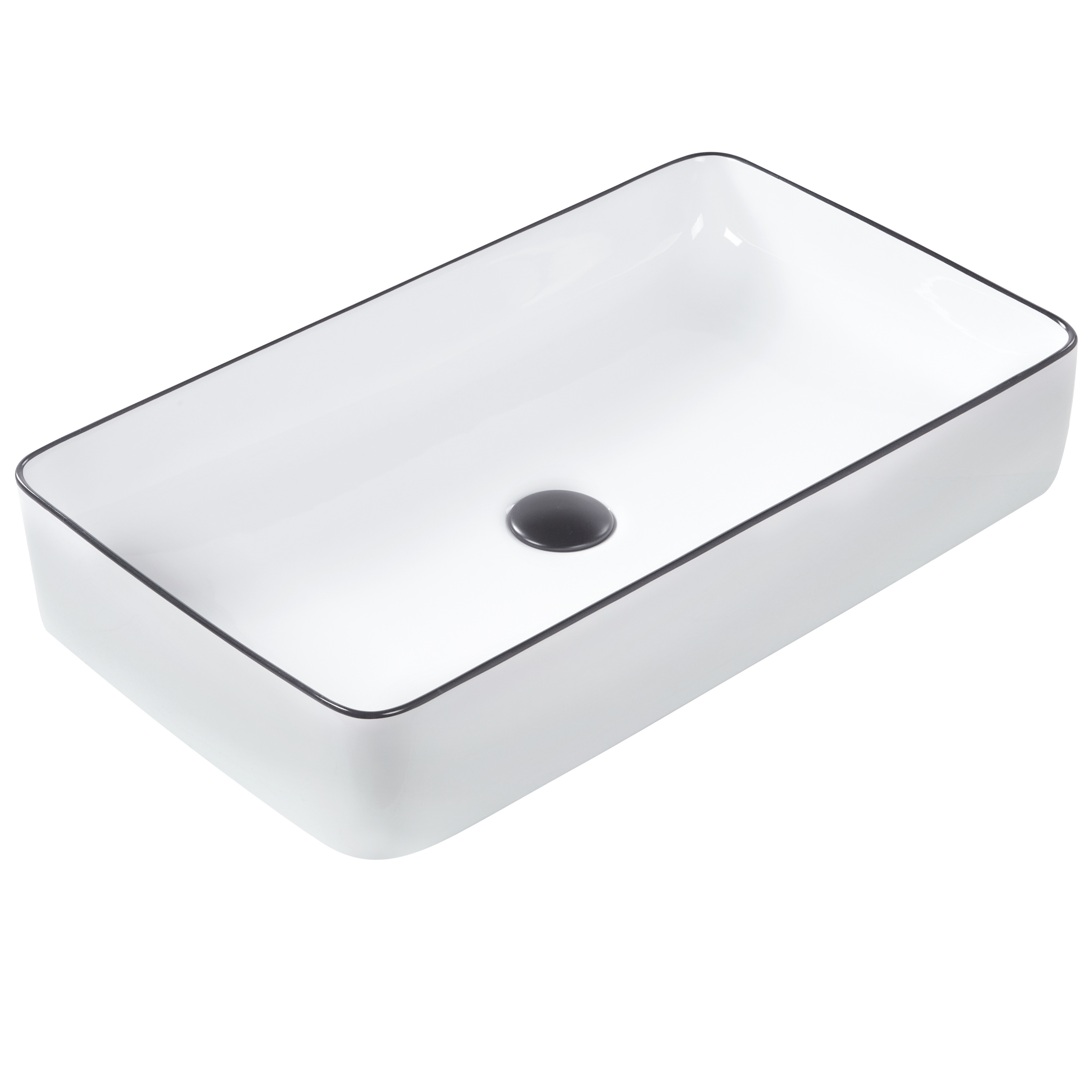 Vasque à poser XERT Blanc 61 x 35 cm Céramique | Leroy Merlin