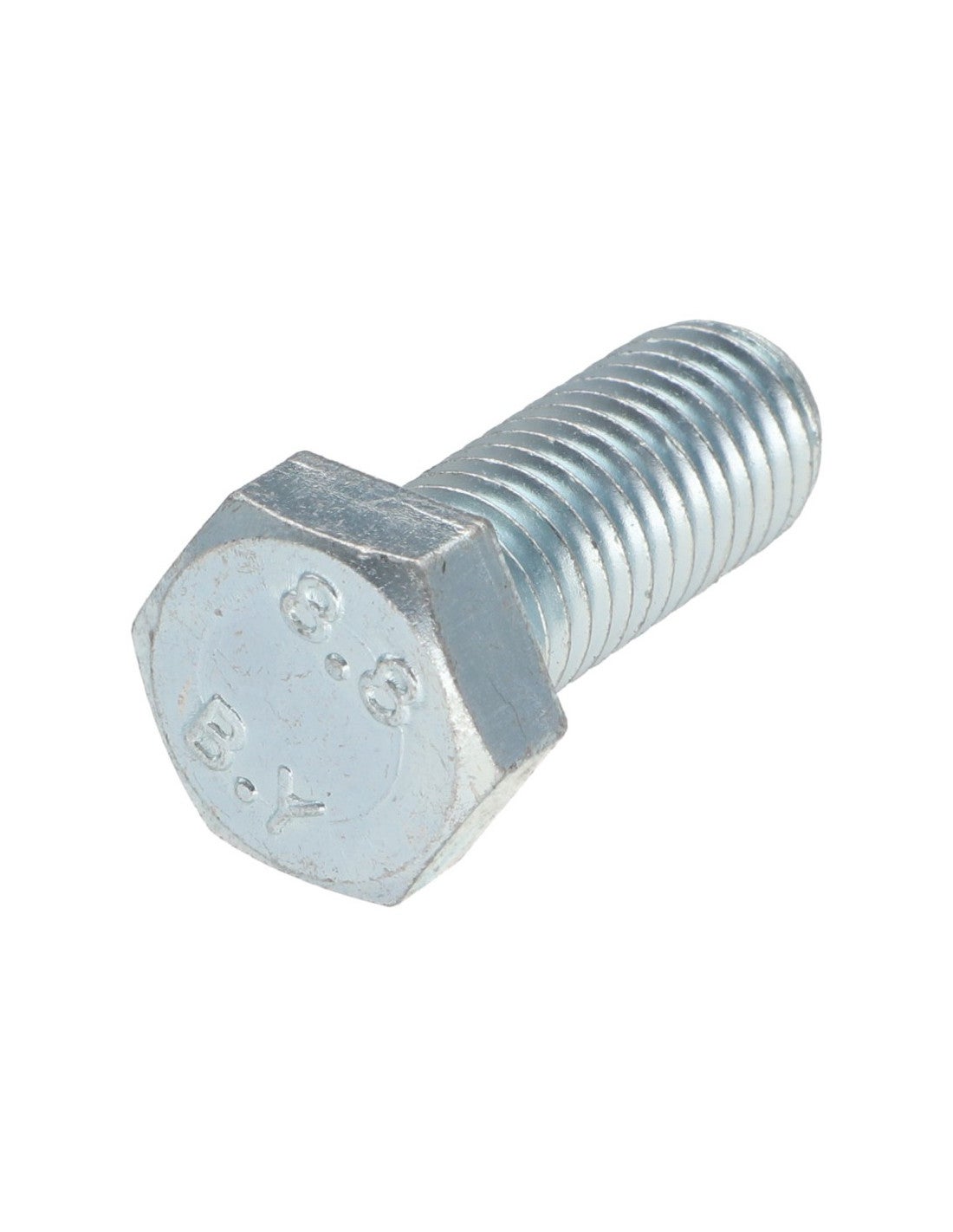 Vis métaux Tête hexagonale TH M12X30 Classe 8.8 Acier zingué-100 pièces ...