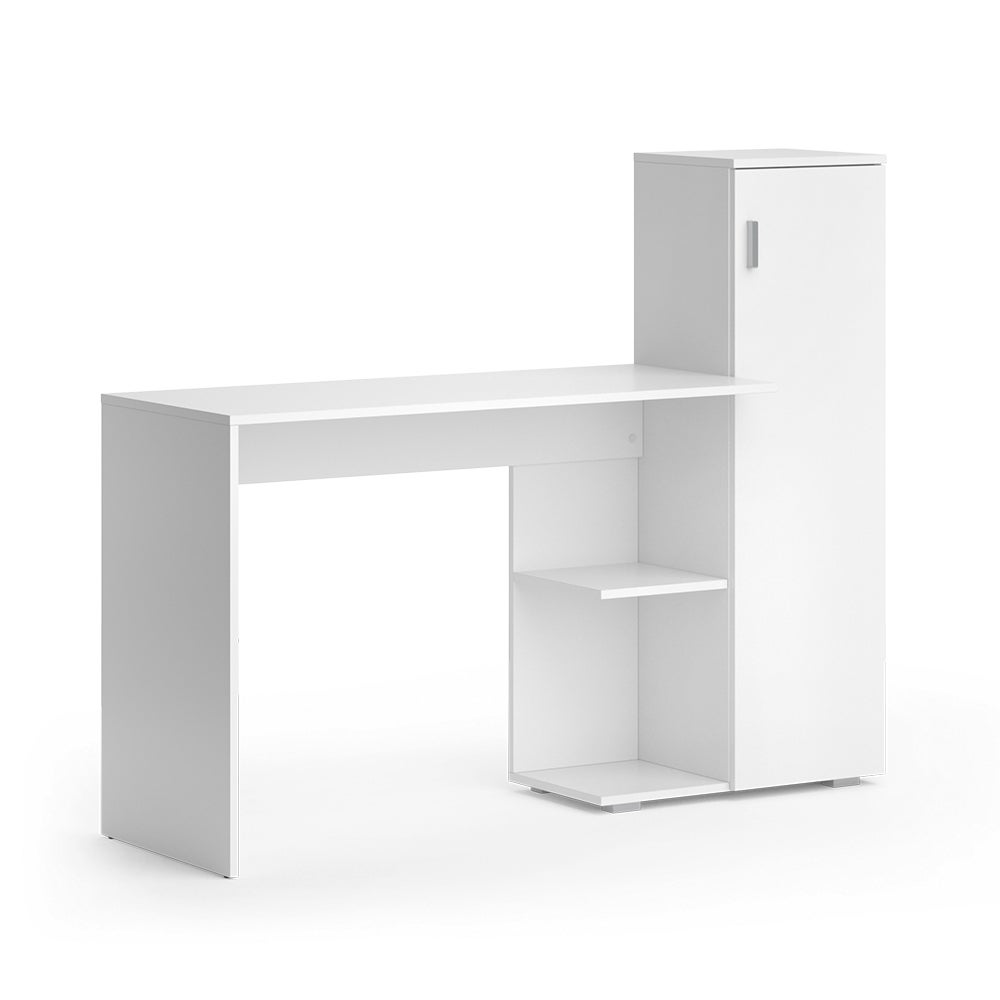 Vicco table dordinateur Ritz, Blanc, 141.2x45.2cm | Leroy Merlin