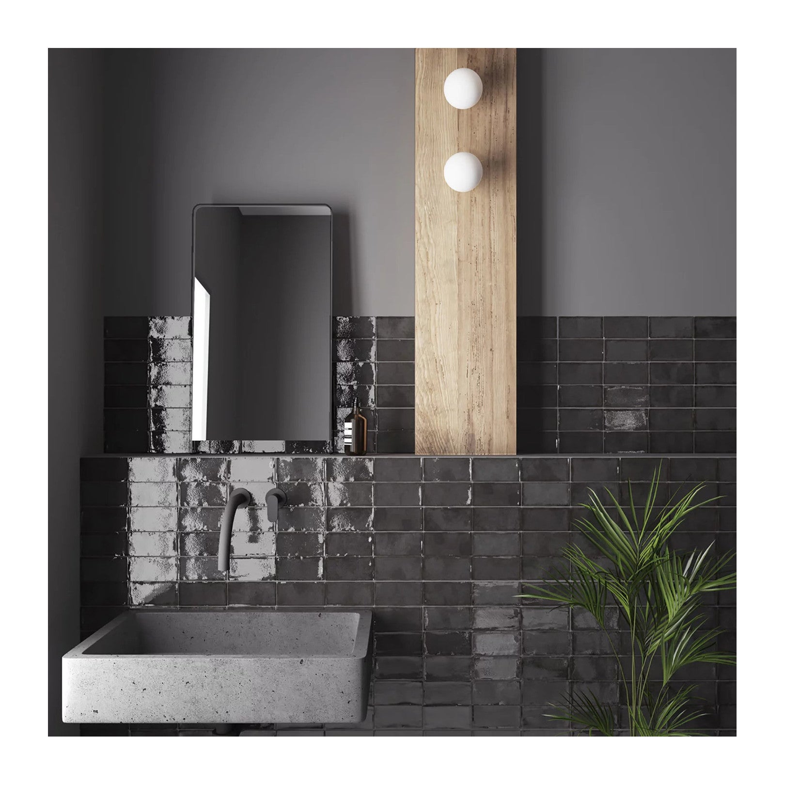 Cornière Carrelage mural faïence effet zellige ALTEA Bullnose Jolly ...