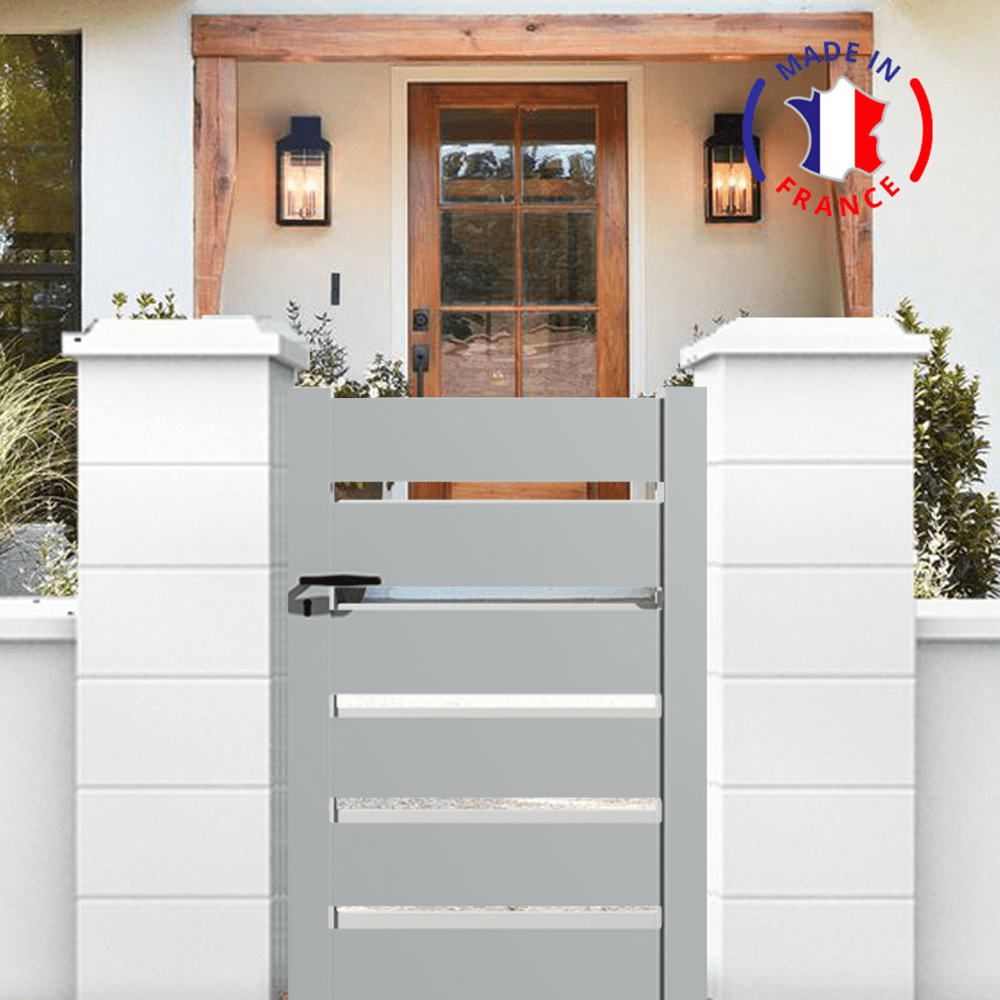 Portillon en kit aluminium SAH dimensions L.1000 (entre piliers) x H ...