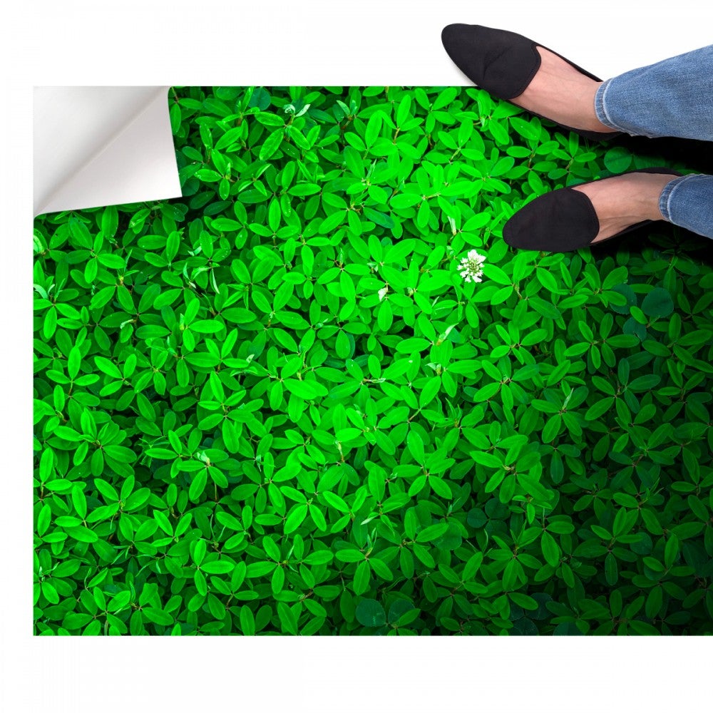 Sticker Walkover PVC Sous Cuisine - format 240x100 cm - modèle FEUILLES ...