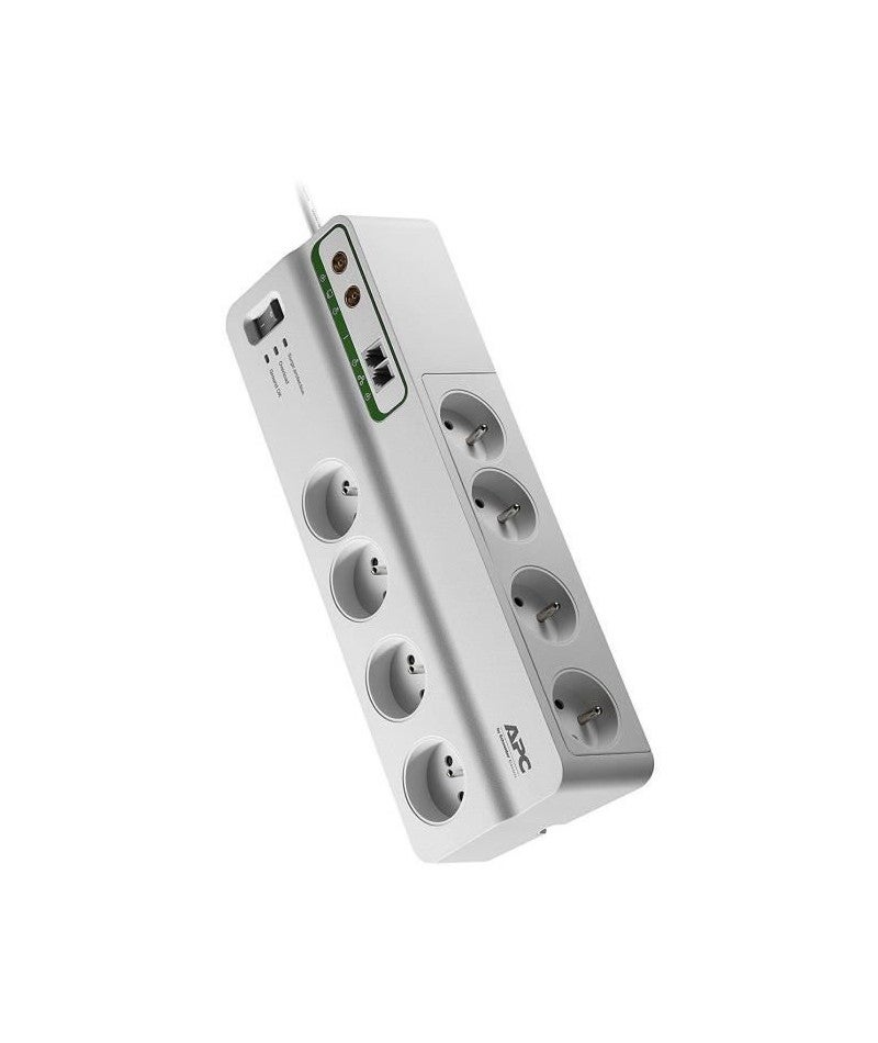 Bloc parafoudre 8 prises 2P+T + 2 prises tel/vidéo - Schneider | Bricoman