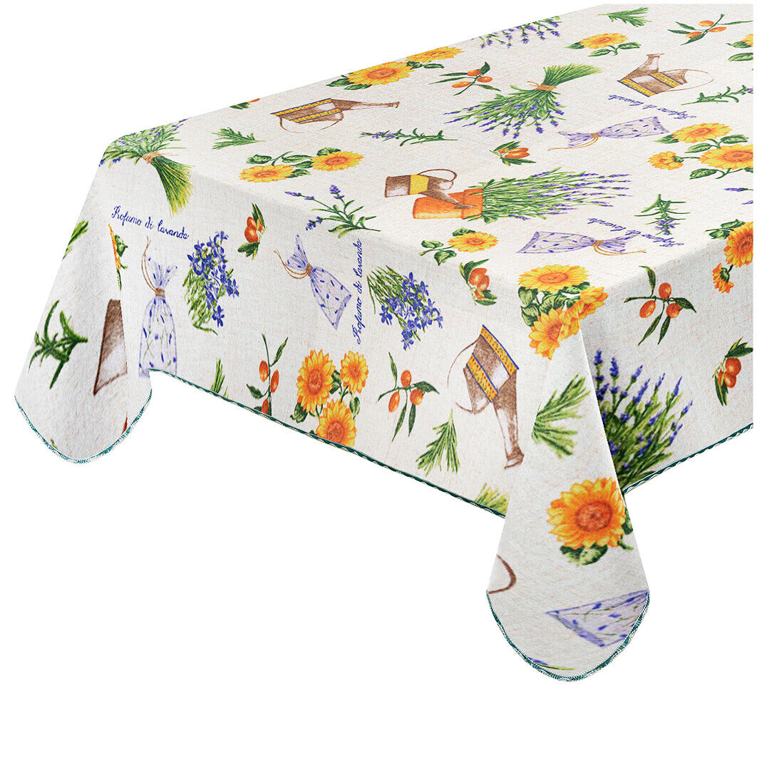 Mantel de Cocina Antimanchas Ribeteada 120x160 cm Protector de Mesa de ...