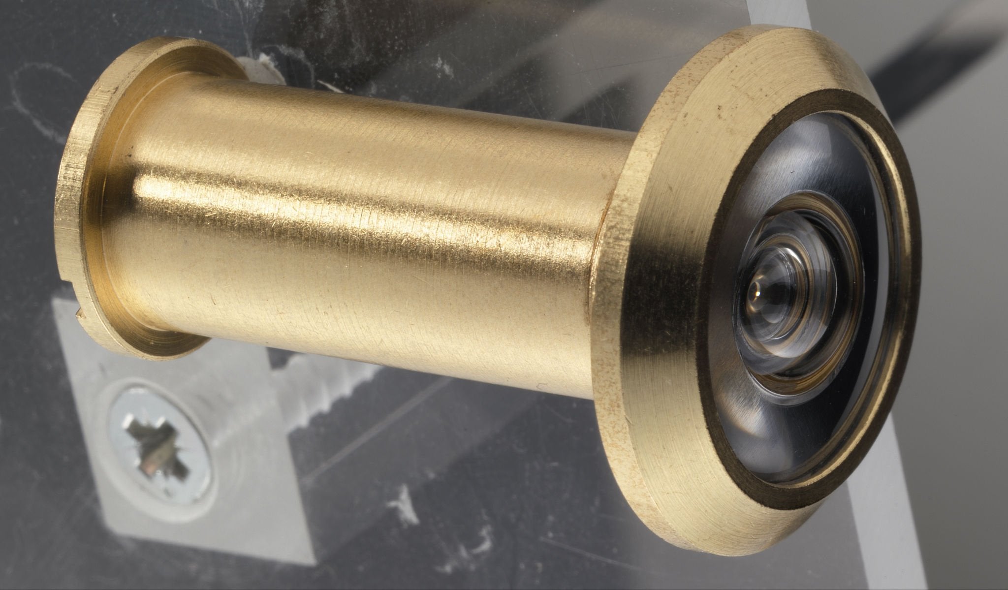 Judas de porte 1200 Haute Sécurité Doré | Leroy Merlin