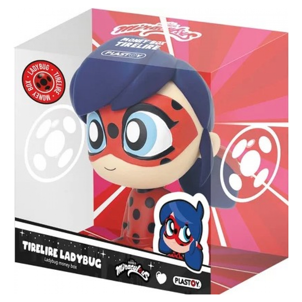 Tirelire Lady Bug Miraculous | Leroy Merlin