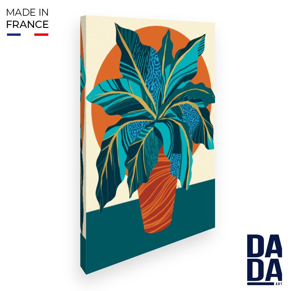 Toile Pot de plante / 50x70cm / Fabriqué en France / DADA ART | Leroy ...