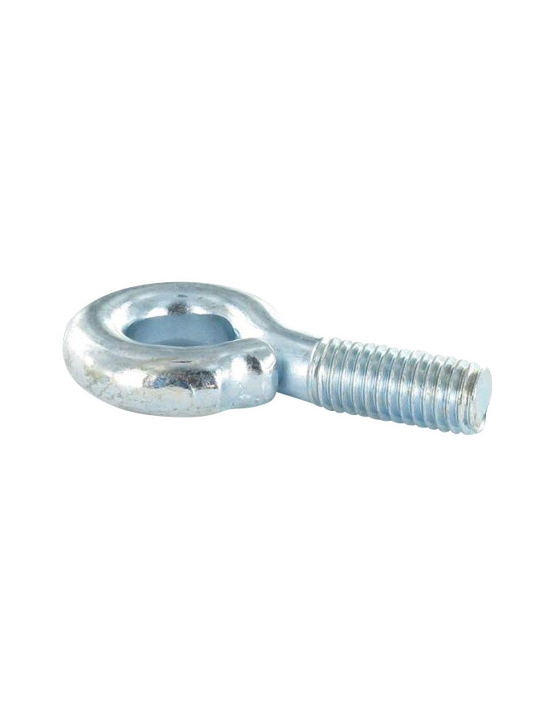 Tornillo de ojo metales M6X40 diámetro ojo 10 Acero cincado blanco ...