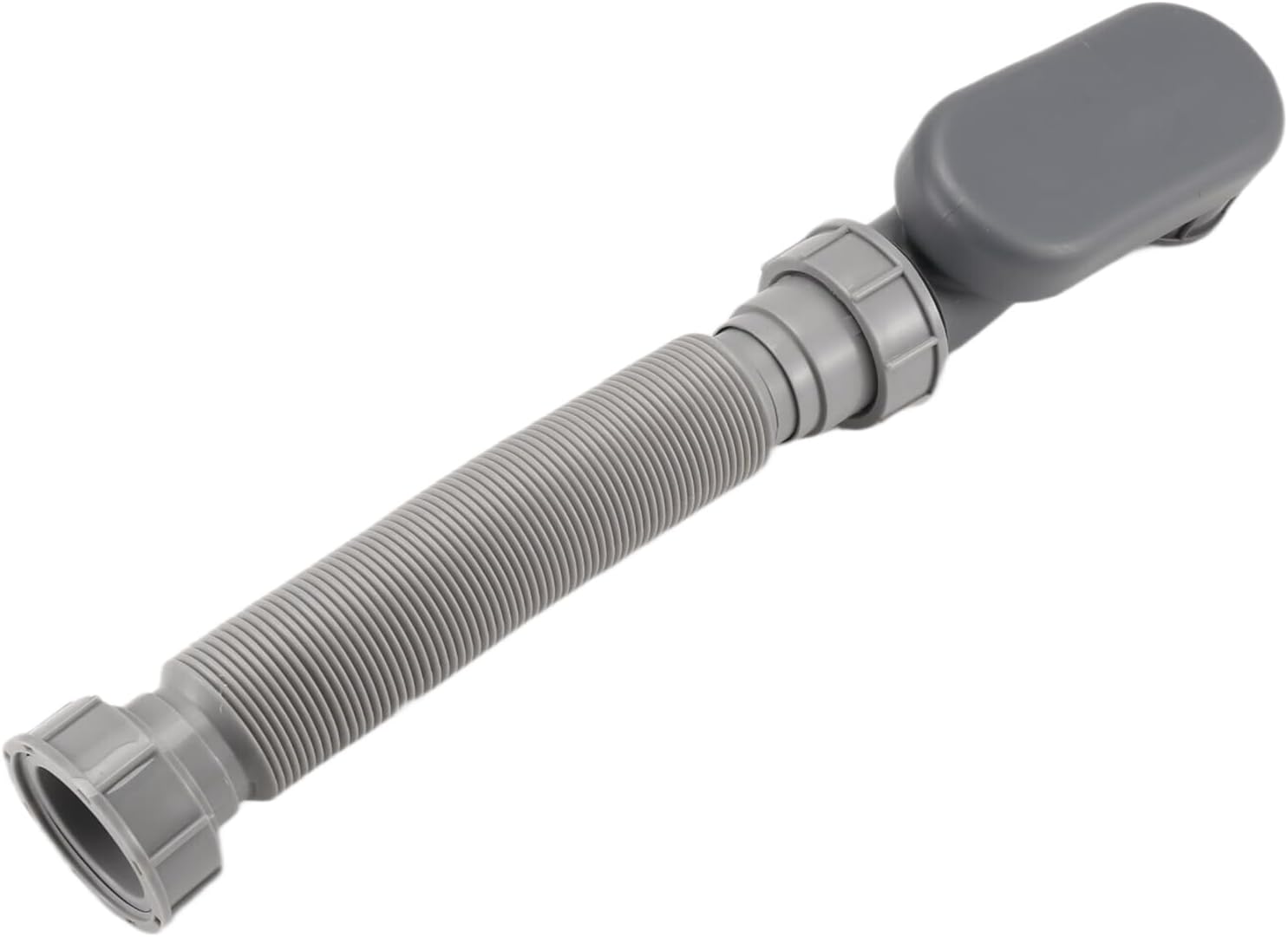 Siphon plat en P de 1 1/2 pouce, flexible, pour baignoire et douche ...