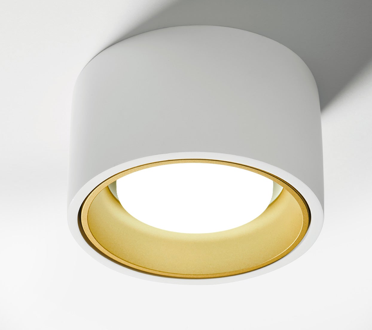 NASSO Plafond 1 Lumière Ronde Laiton | Leroy Merlin