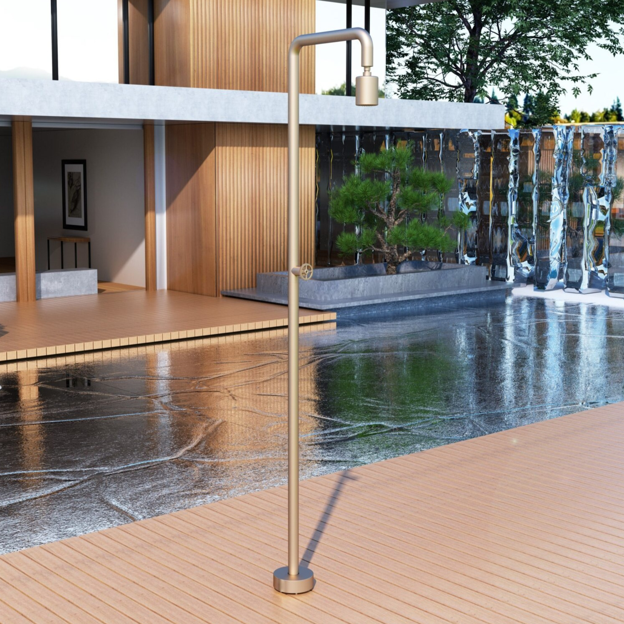 IMEX - Ducha Piscina Exterior Acero S.316 | Ducha Terraza Exterior con ...