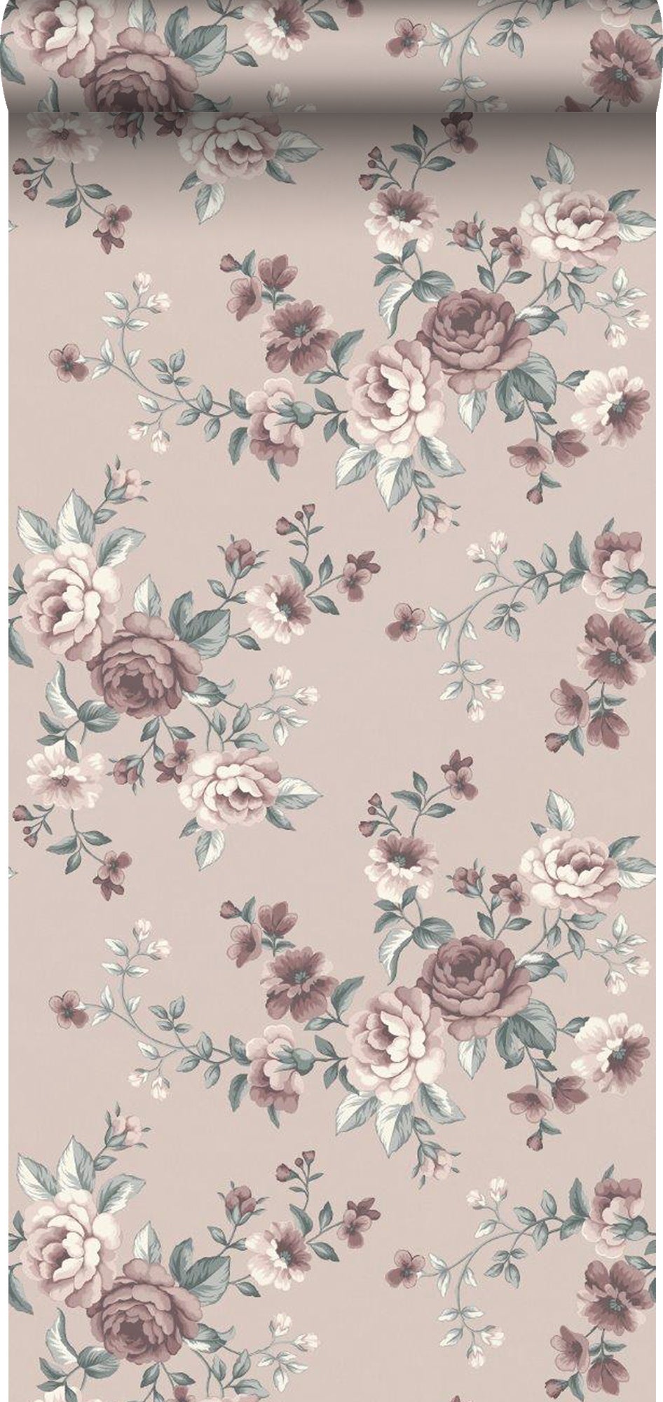 Papier peint fleurs rose - 53 cm x 10.05 m - Borastapeter | Leroy Merlin