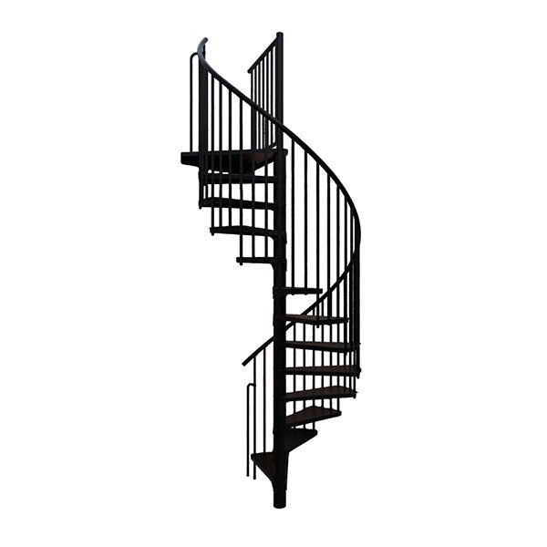 Escalier colimaçon métal extérieur 9 marches - Hauteur à franchir 1,71 ...