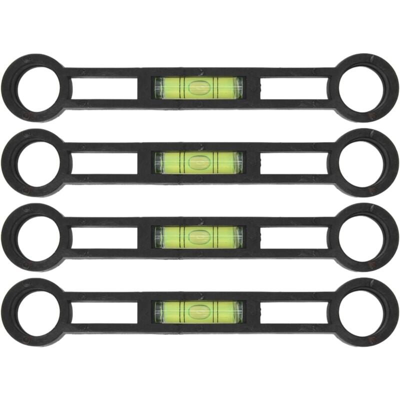 Niveau Torpille 4 Pièces 18cm Règle en Plastique Niveau Plomb pour ...