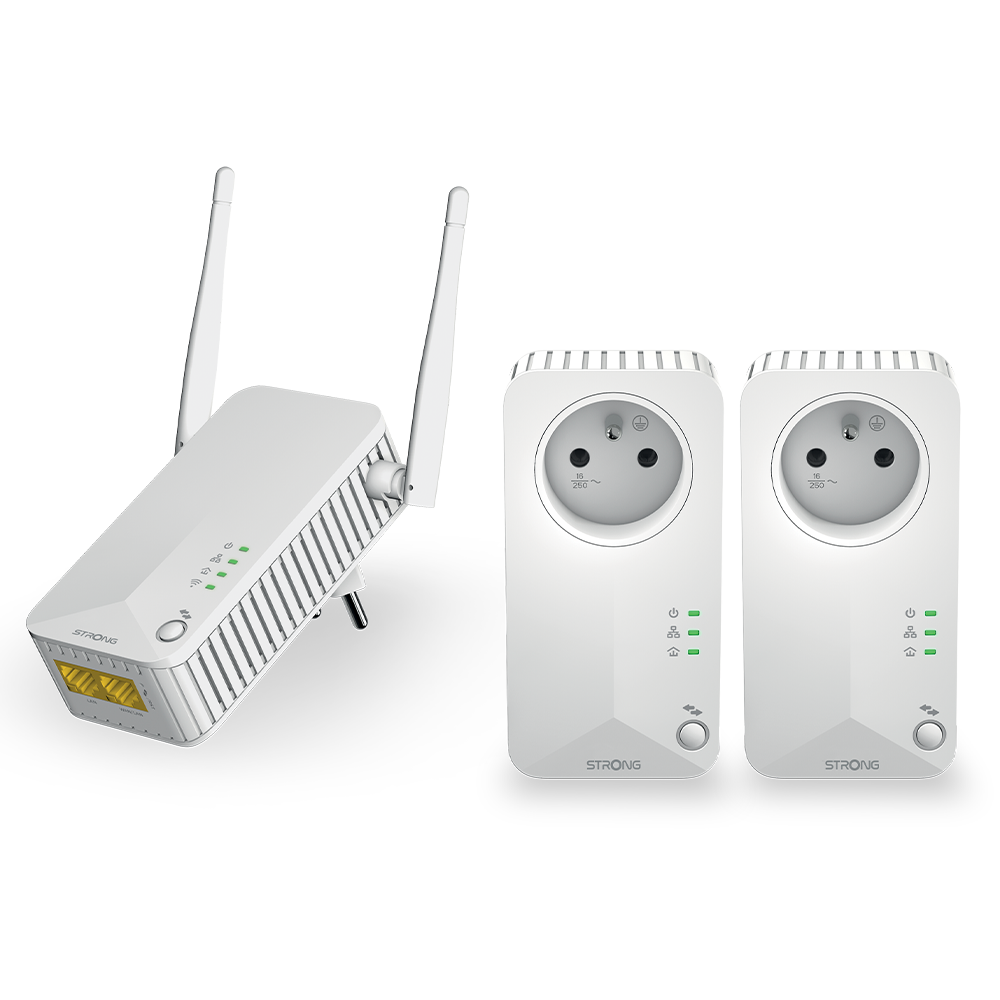 Pack de 3 CPL Wi-Fi 600 Mbit/s | Leroy Merlin