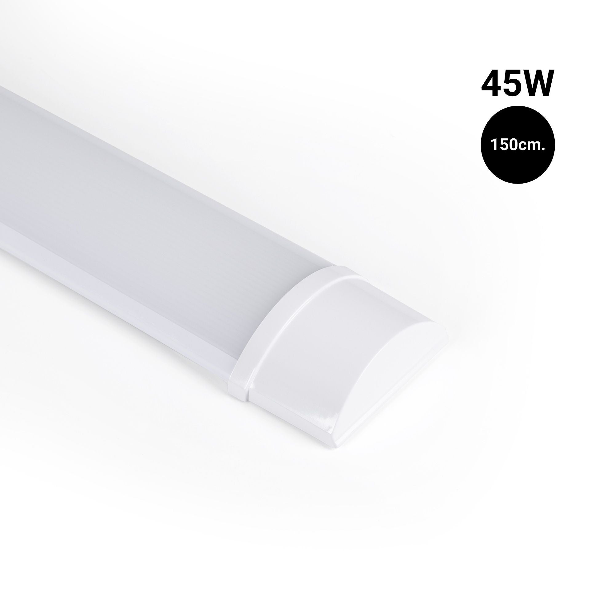 Luminaria lineal LED de alta potencia - 45W - 150cm - IP20 - Blanco ...