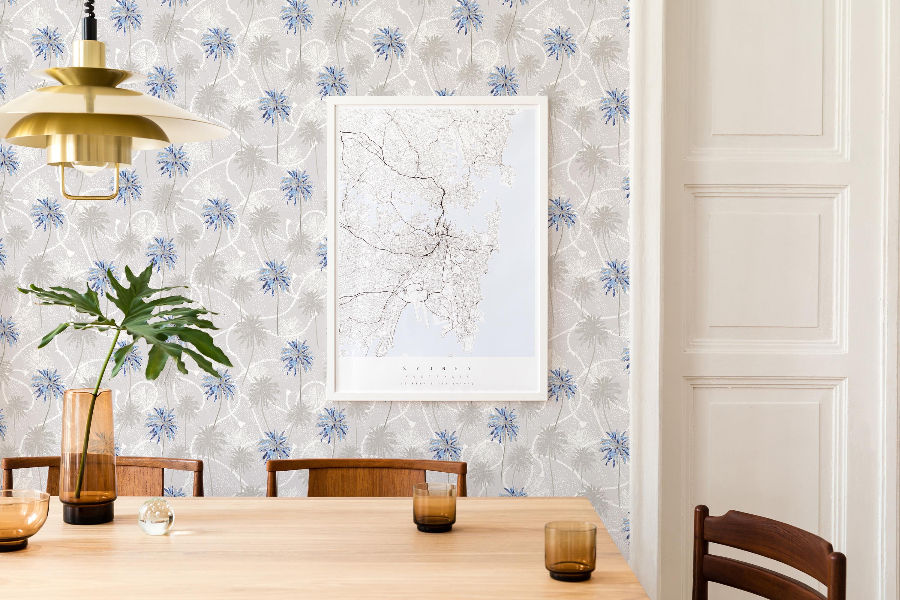 Livid Palm Tree Wallpaper | Leroy Merlin