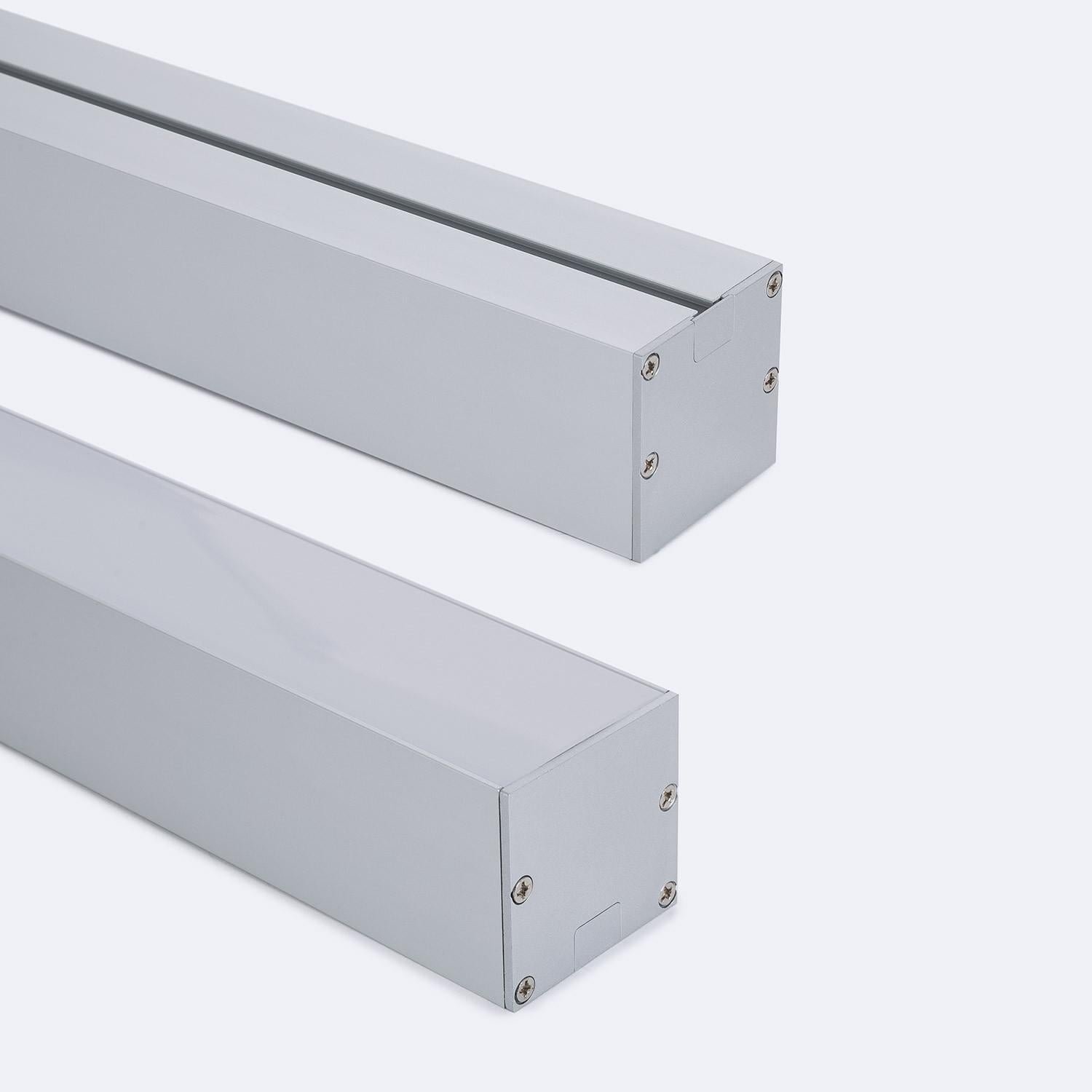 Ledkia Perfil Aluminio Sixe Colgante Para Tira LED hasta 45 mm 2 m ...