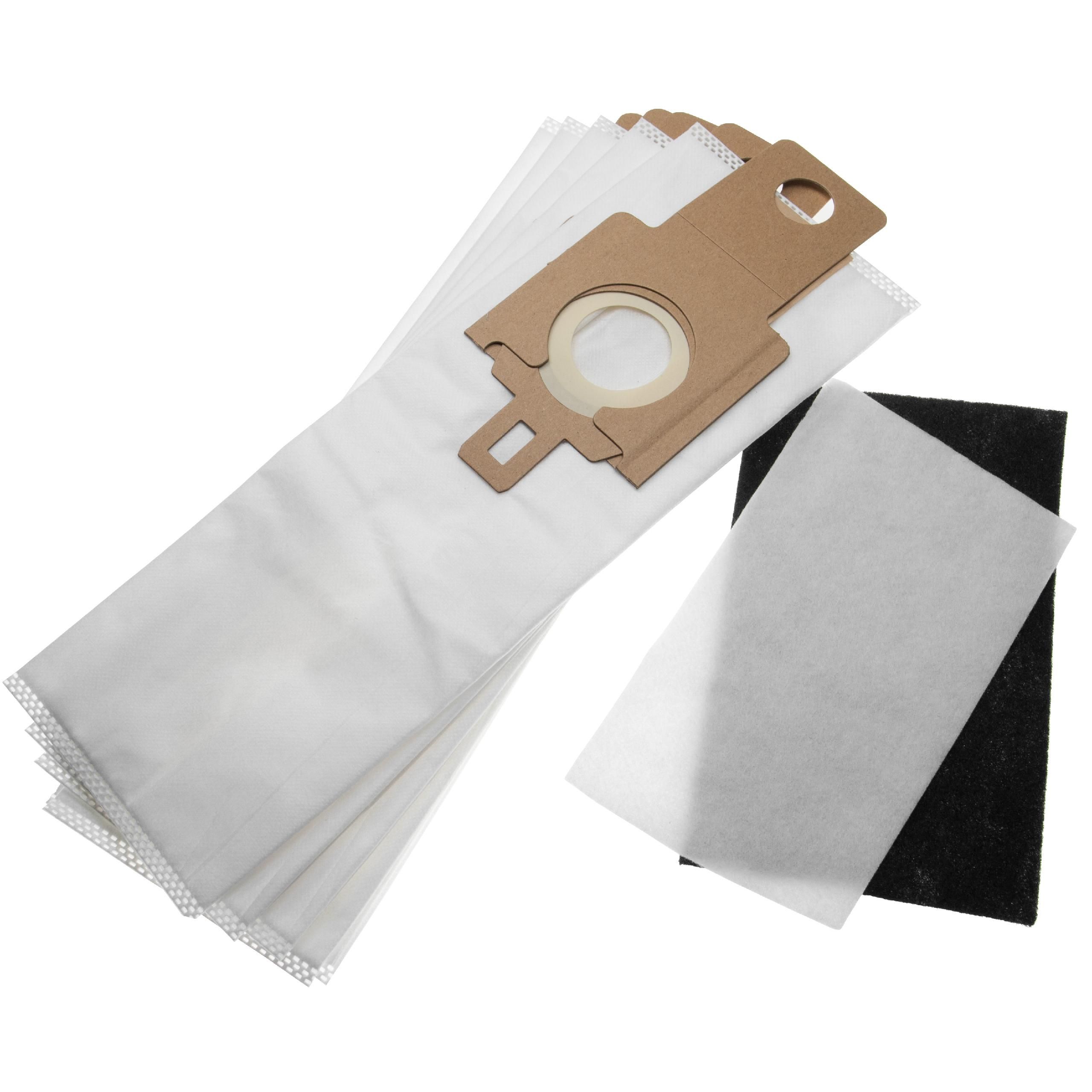 Vhbw Lot de sacs (microfibres non tissées) + filtre avec 6 pièces ... Vhbw Lot de sacs (microfibres non tissées) + filtre avec 6 pièces ...