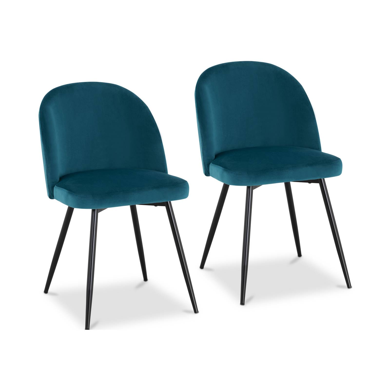 Lot de 2 chaises en tissu - Fromm & Starck - Assise : 48 x 41,5 cm ...