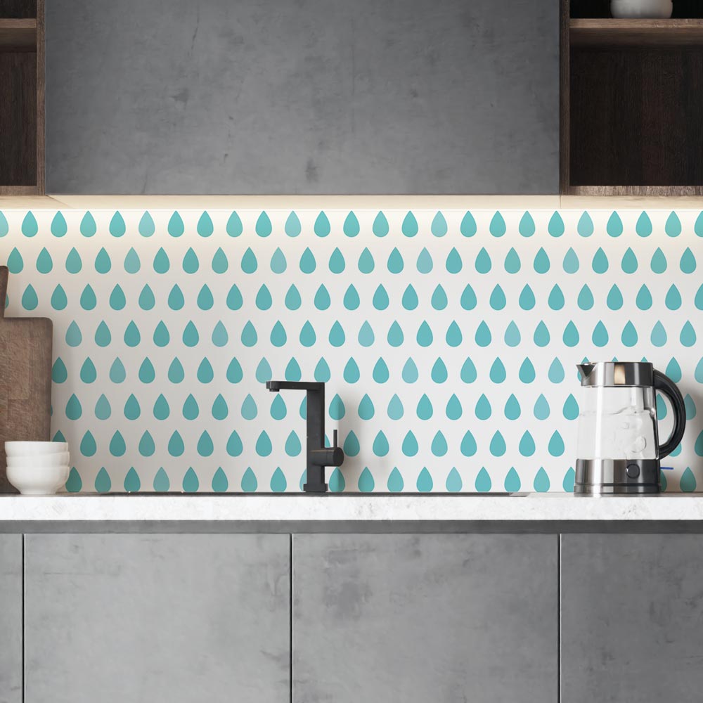 Credence Adhesive Goutte D'eau - 300 x 60 cm | Leroy Merlin