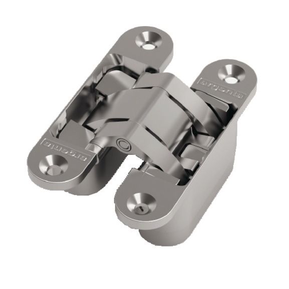 Charnière invisible SMALL en zamak dimension 95x23mm finition chromé ...