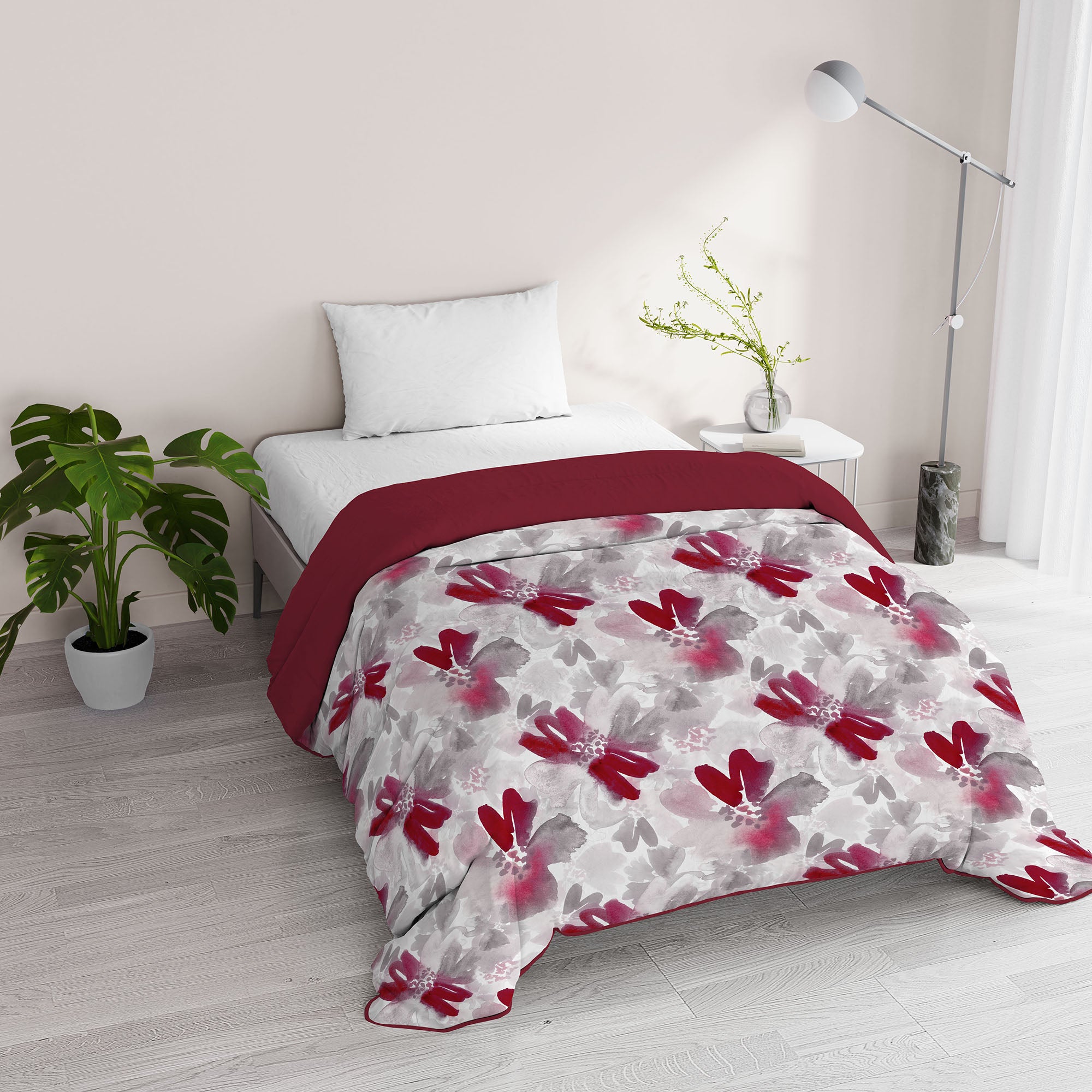 Couette d'hiver Basic, imprimée, 1 place, 160x245 cm, passion | Leroy ...