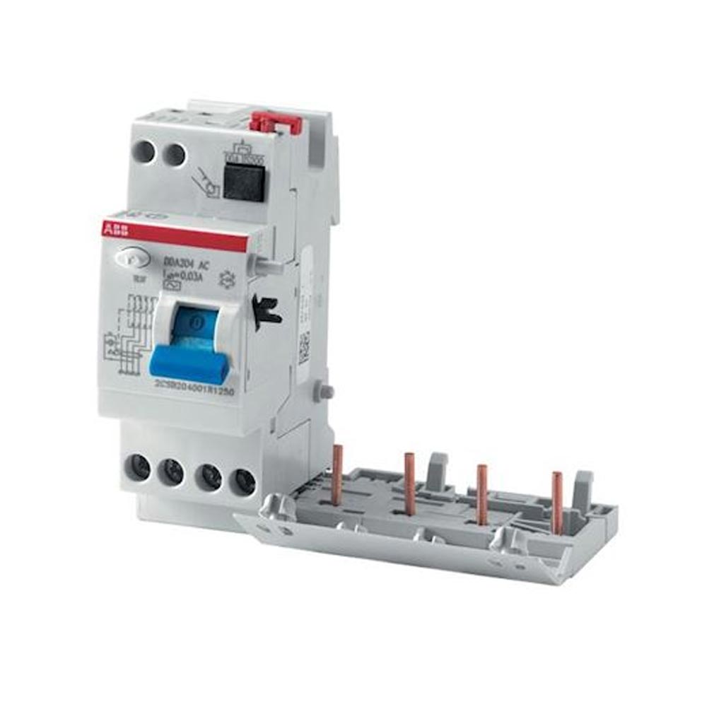 Abb 452051 - Bloque Diferencial Cuadripolar 40A 30mA TipoAC 6kA 4 Polos - DDA204 | Leroy Merlin