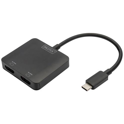 Digitus DS-45338 HDMI / USB-C® Adaptateur [1x USB-C® - 2x HDMI femelle ...