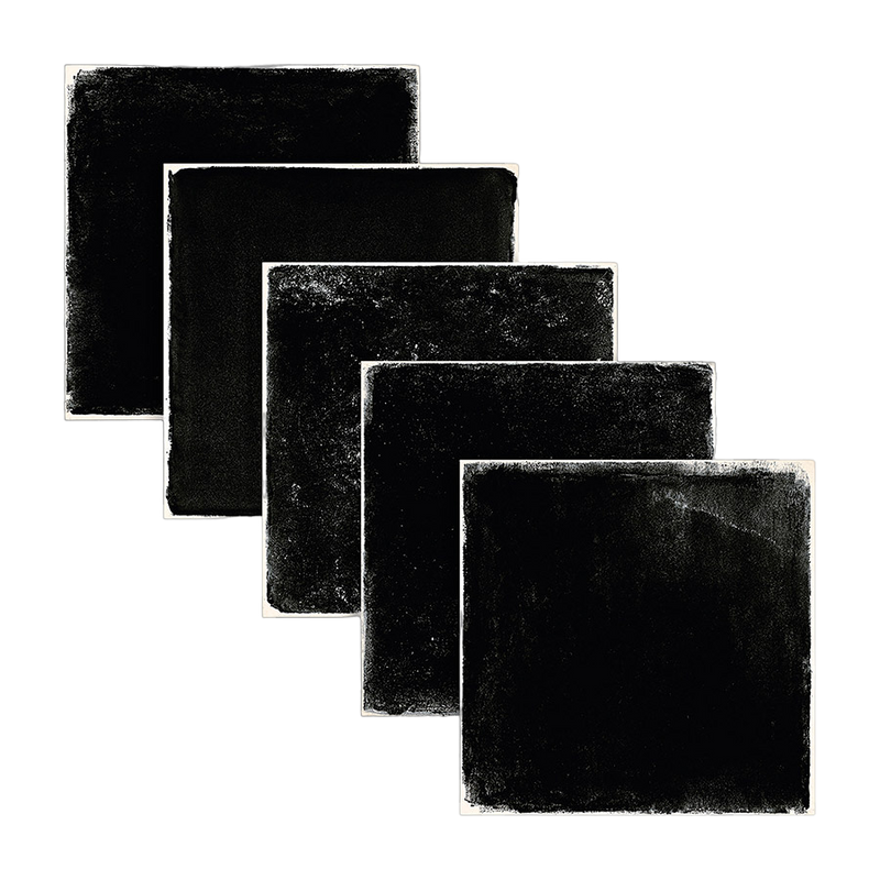 Carrelage Mural Décoratif Mat CERAGNI INCA Noir Base 15x15 (carton avec ...